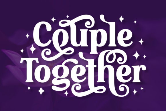 Couple Together Font, Cute Thin Font, Monoline Font, Elegant Font, Thin ...