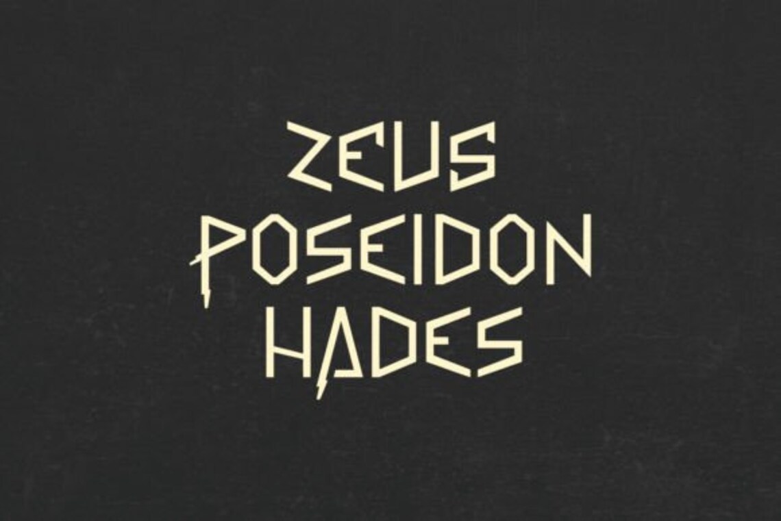 Greek Myth Font, Simple Font, Cricut Fonts, Casual Font, Modern Font ...