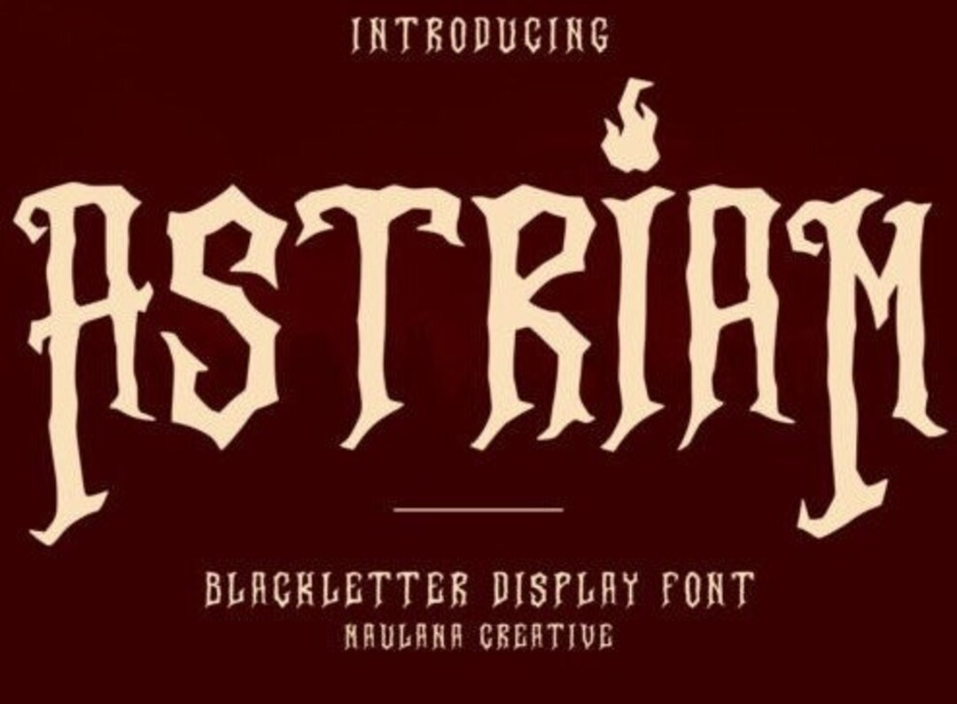 Astriam Font, Cricut Font, Bold Fonts, Casual Font, Modern Font ...