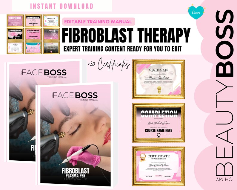 Fibroblast Plasma Pen Training Course Manual, Plasma Pen Student ...