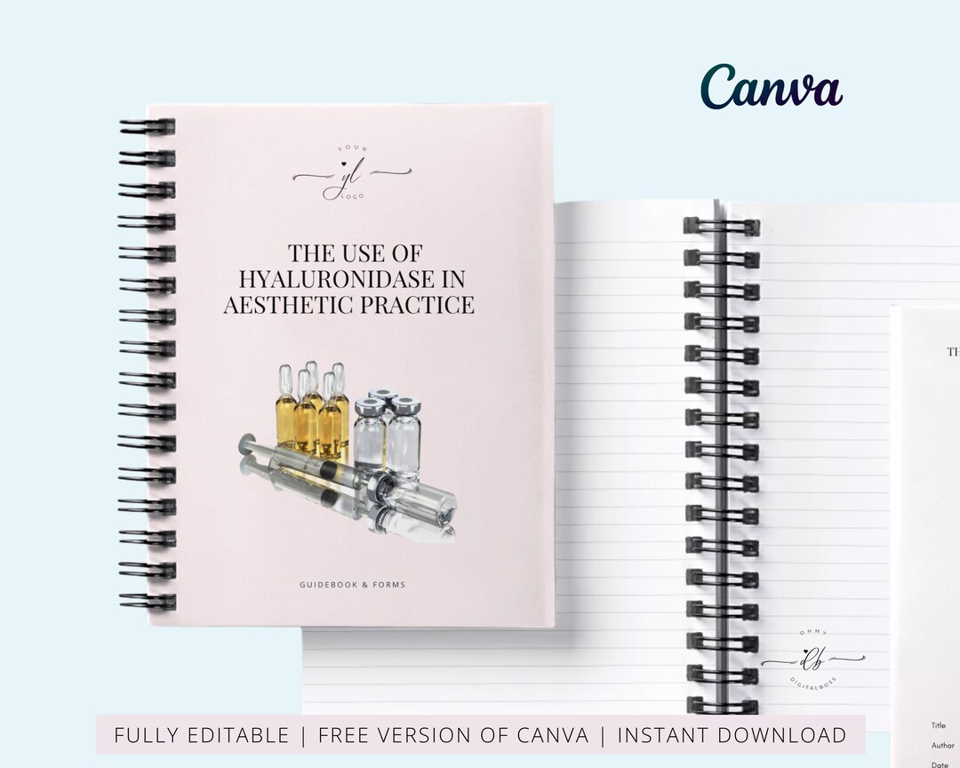 Hyaluronidase Guide, Aesthetic Practice Handbook (editable Canva ...