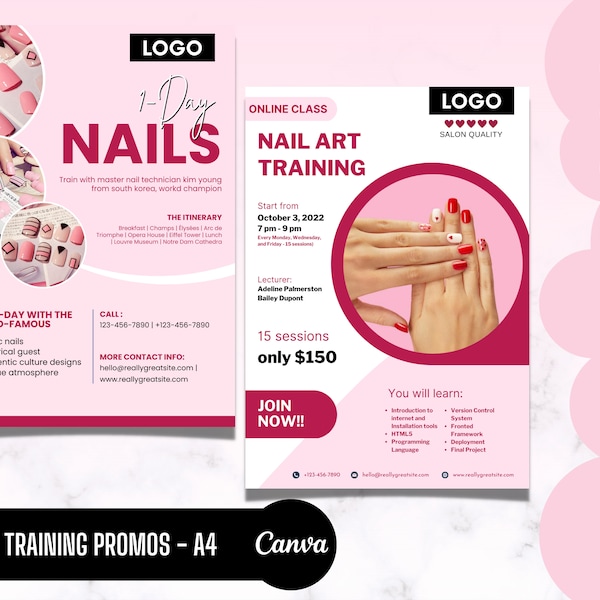 Nail Training Poster - Etsy