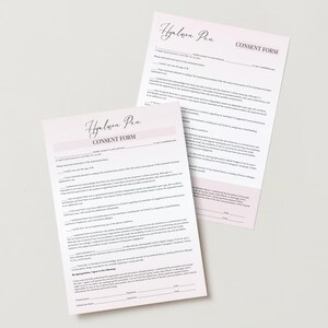 Hyaluron Pen Consent Form, Simple Consent Form, Hyaluronic Filler Pen ...