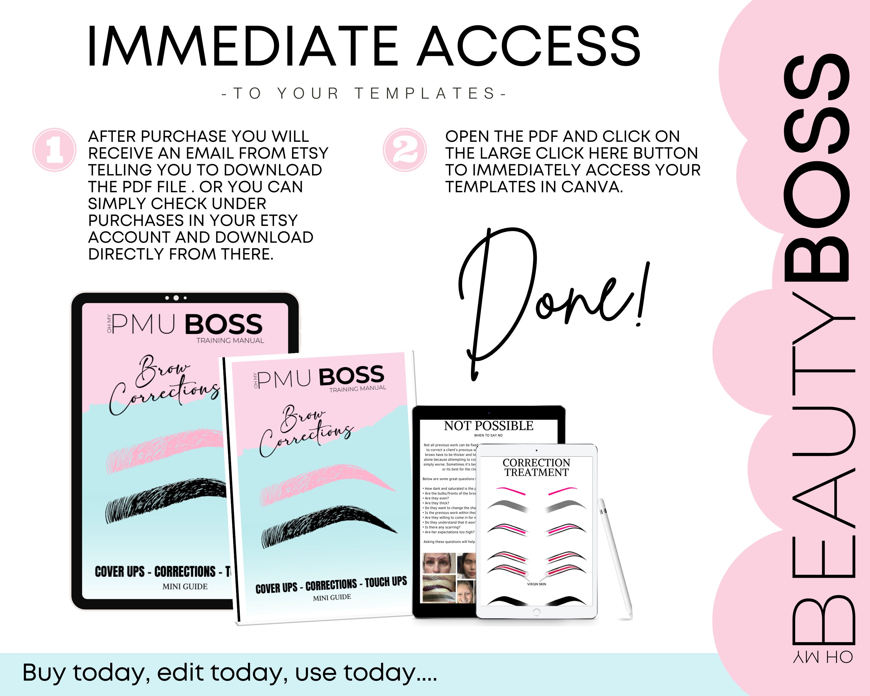 SPMU Brows Training Guides, Advanced Brow Mapping, Microblading ...