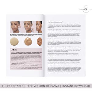 Makeup Manual, Makeup Artist Training Manual, Training & Business Guide ...