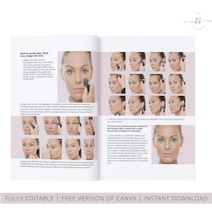 Makeup Manual, Makeup Artist Training Manual, Training & Business Guide ...