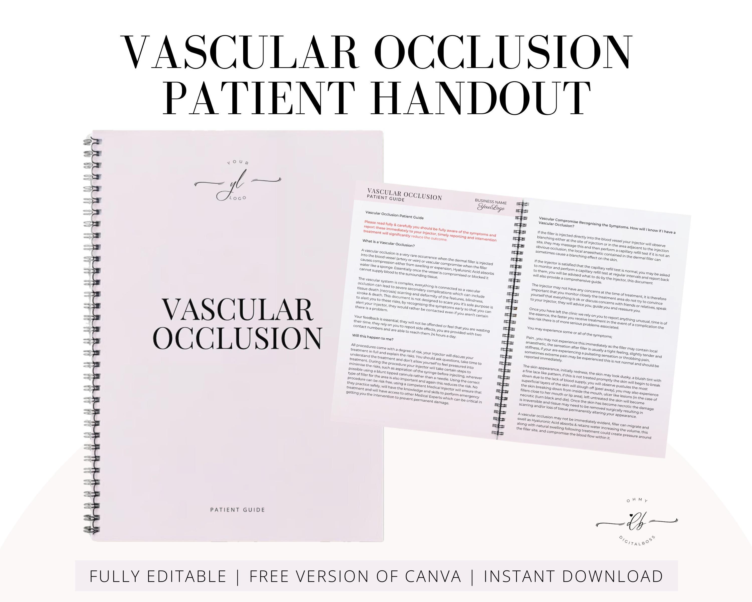 Vascular Occlusion Patient Guide, Aesthetics Nurse Injector Resource ...