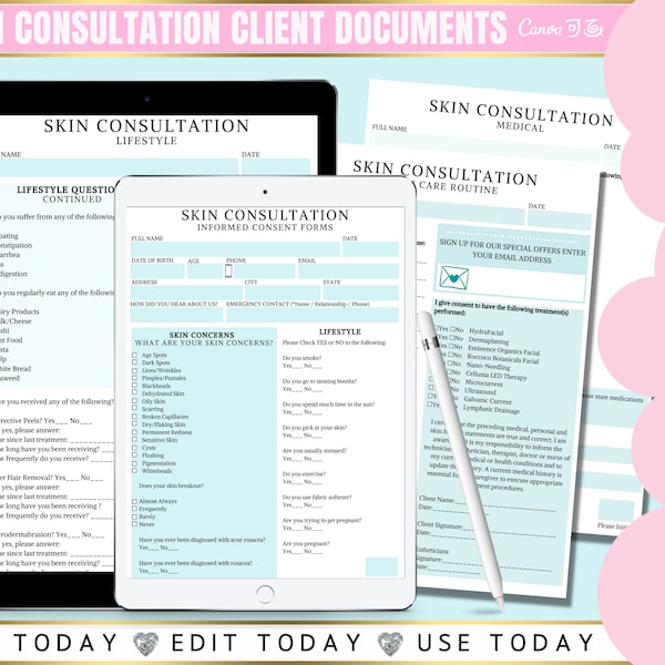 Aesthetic Consent Forms - Etsy Singapore