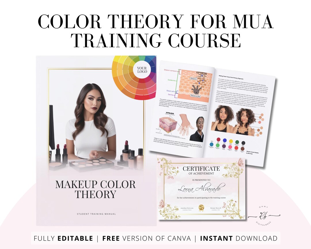 Color Theory for Makeup Artists Training Course, Training Guide ...
