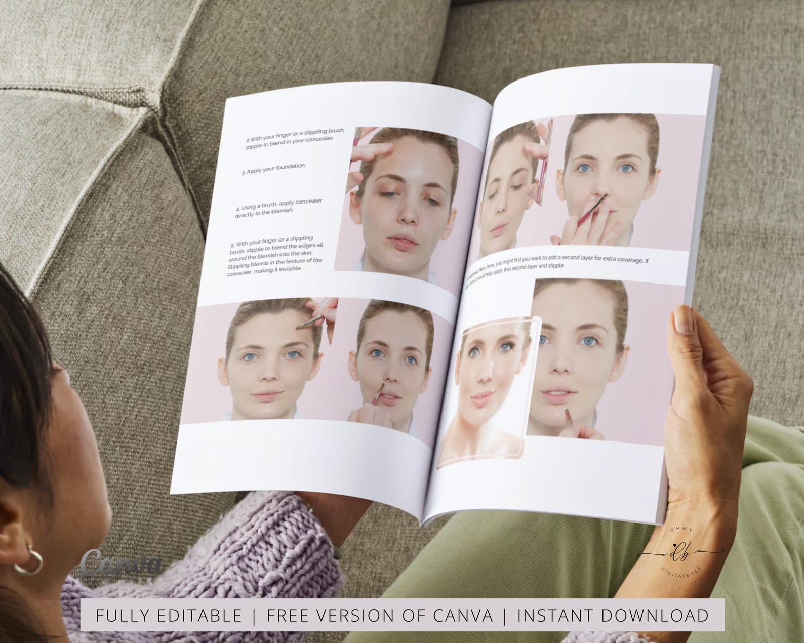 Makeup Artist Training Manual, Editable in Canva (digital Download) - Etsy