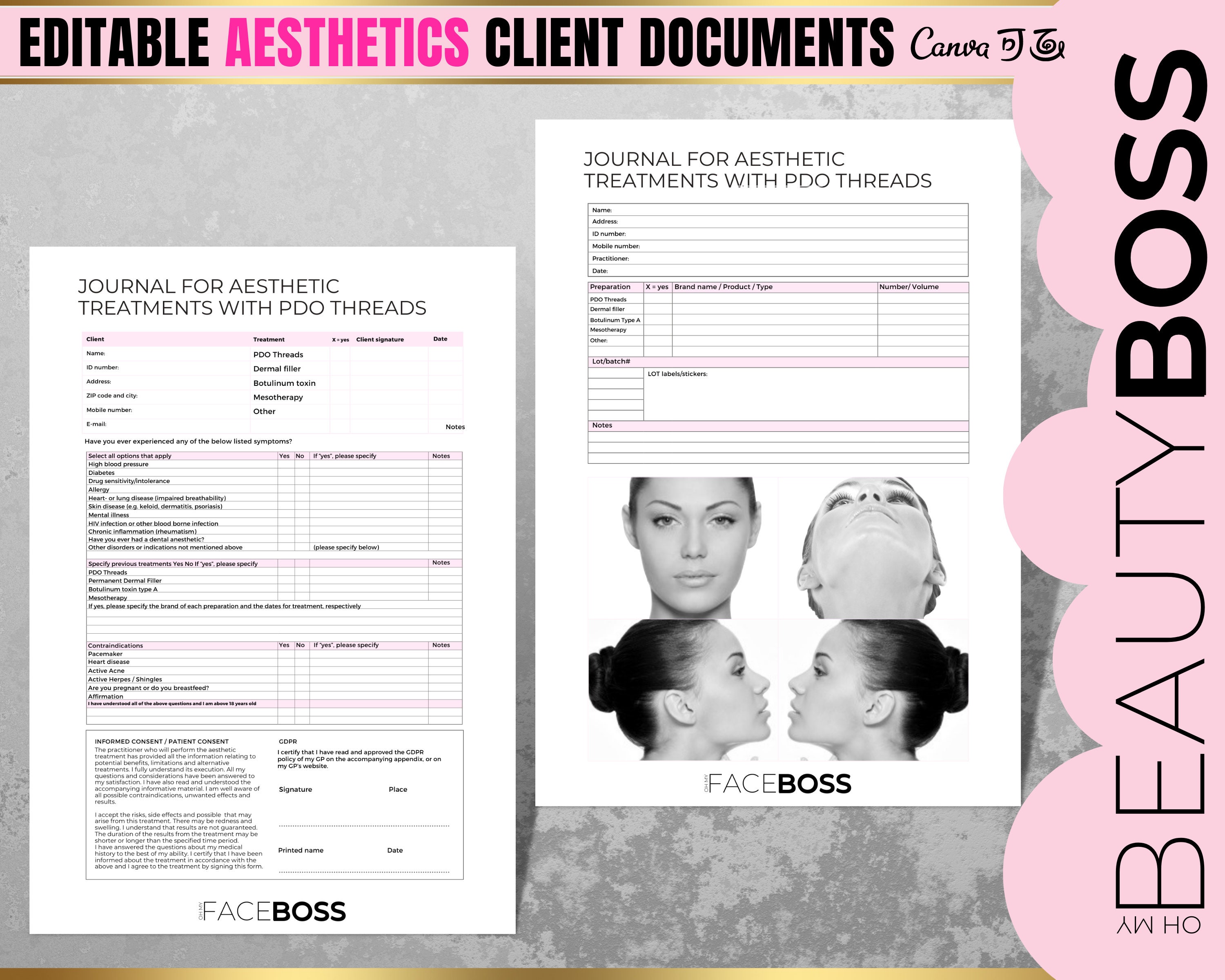 Aesthetics Documents, Dermal Fillers, Mesotherapy, Botox, PDO Threads ...