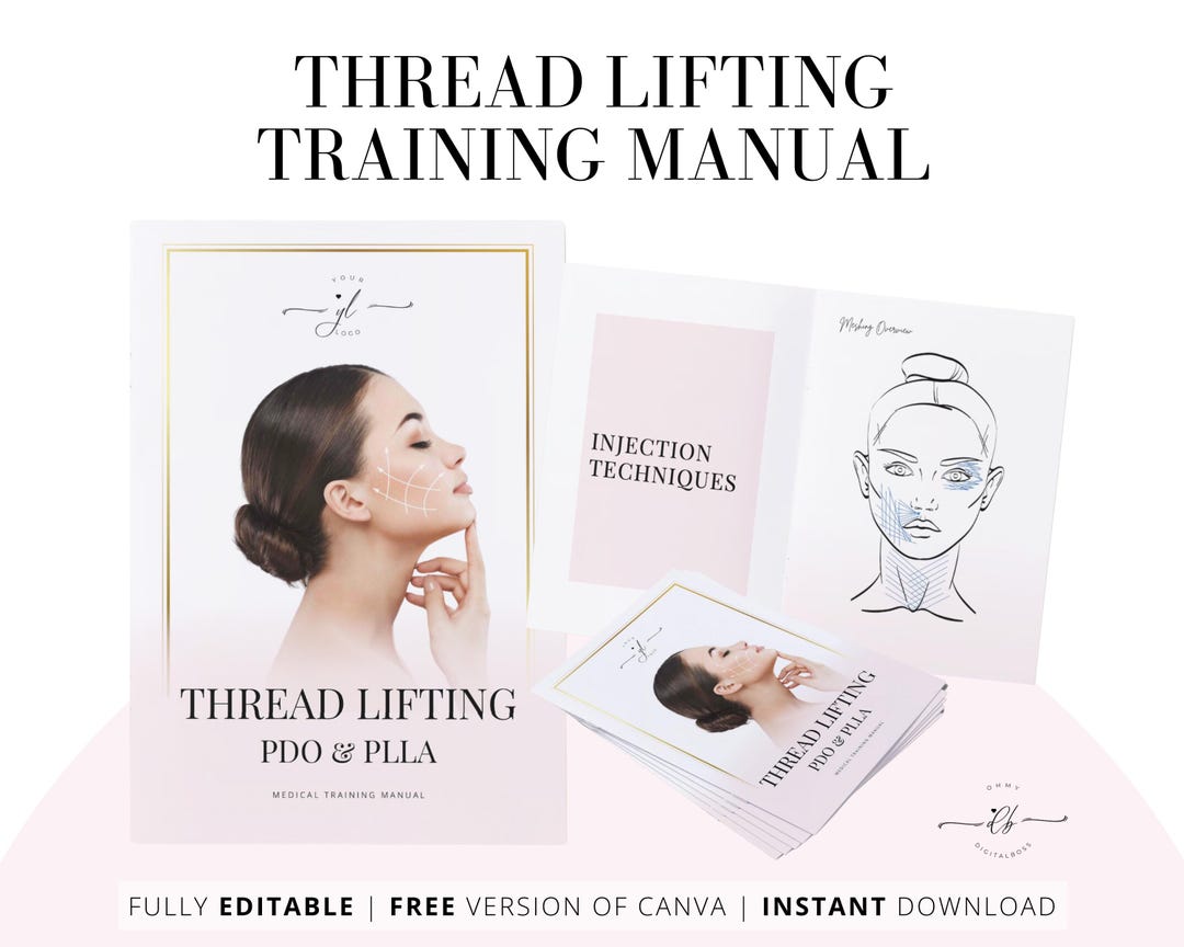 Aesthetic Threads Training Manual, Threads Mapping for Face, Neck, Body ...