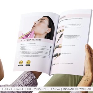 Hyaluron Pen Fat Dissolve Training Manual, Body Mapping Training Guide ...