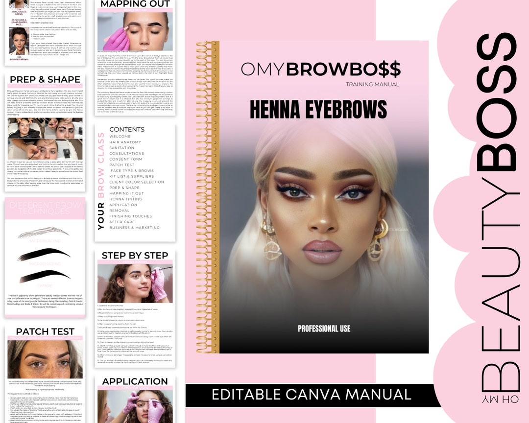 HENNA Brows Editable Training Manual, Henna Brow Tinting Student Manual ... HENNA Brows Editable Training Manual, Henna Brow Tinting Student Manual ...