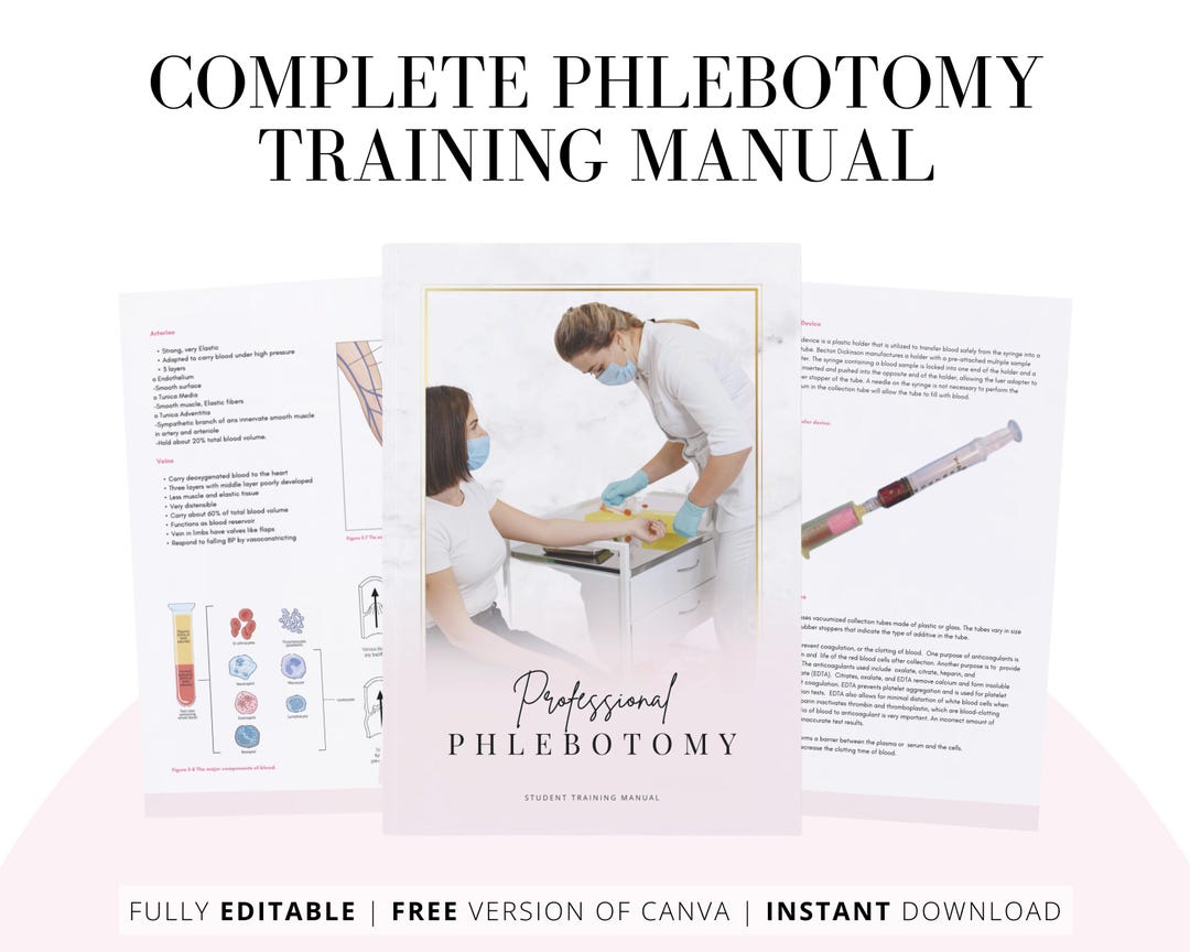 The Complete Phlebotomy Training Manual, Phlebotomist Guide, Student ...