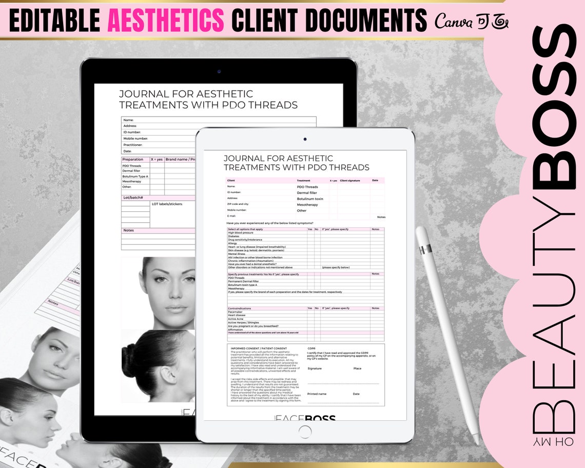 Aesthetics Documents, Dermal Fillers, Mesotherapy, Botox, PDO Threads ...