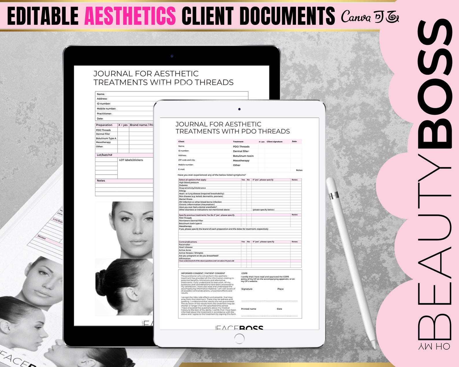Aesthetics Documents, Dermal Fillers, Mesotherapy, Botox, PDO Threads ...