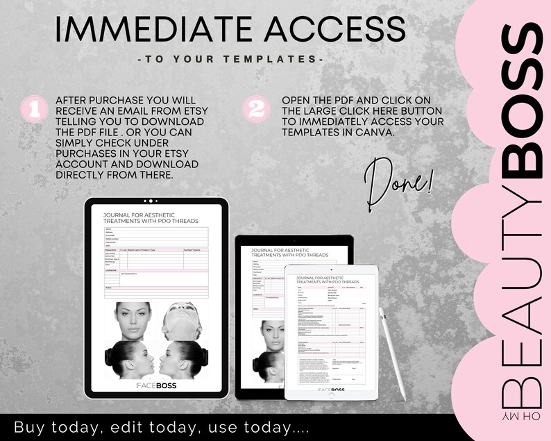 Aesthetics Documents, Dermal Fillers, Mesotherapy, Botox, PDO Threads, Medspa Forms, Nurse ...