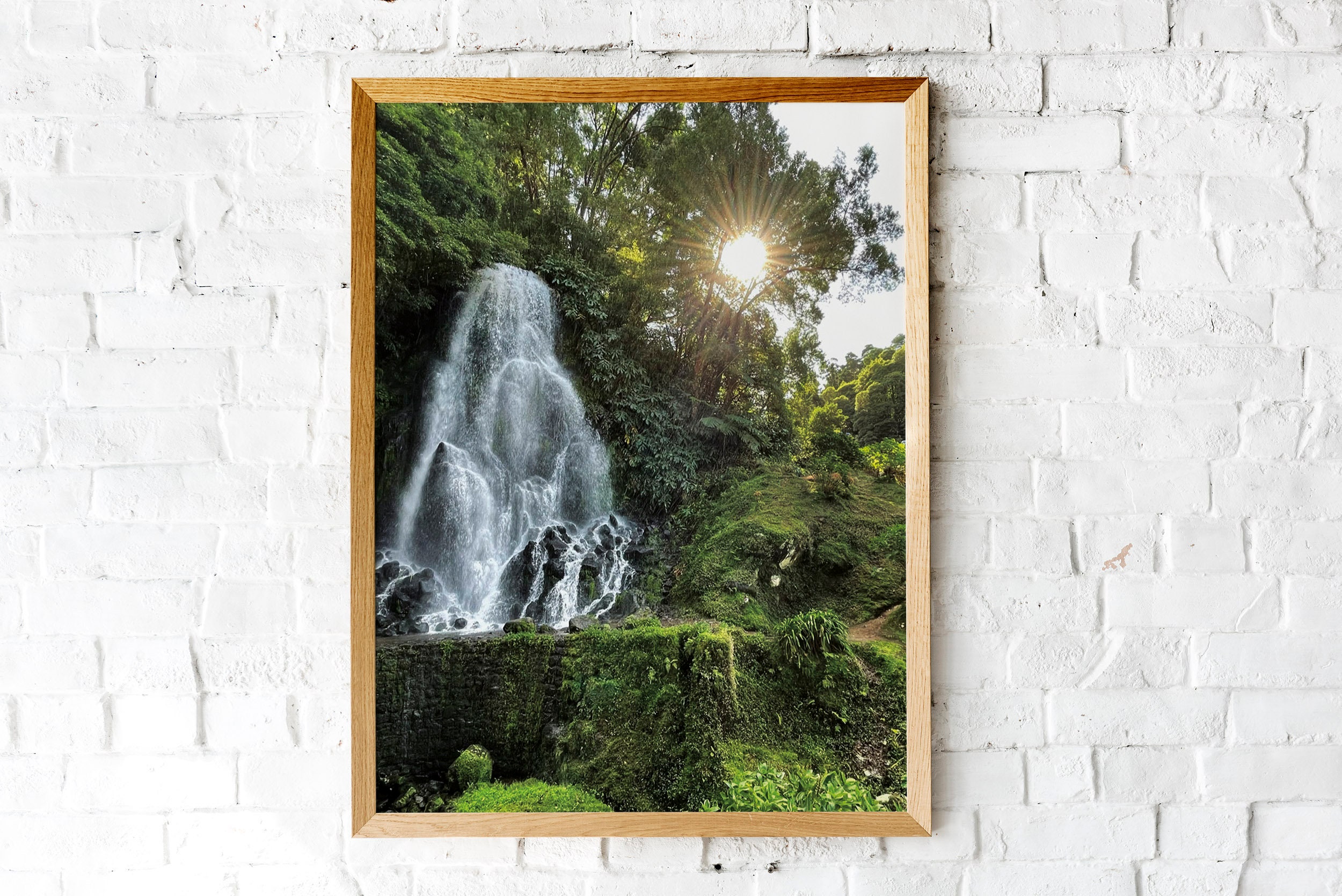 Waterfall Printable, DIGITAL DOWNLOAD, Nature Poster, Landscape ...