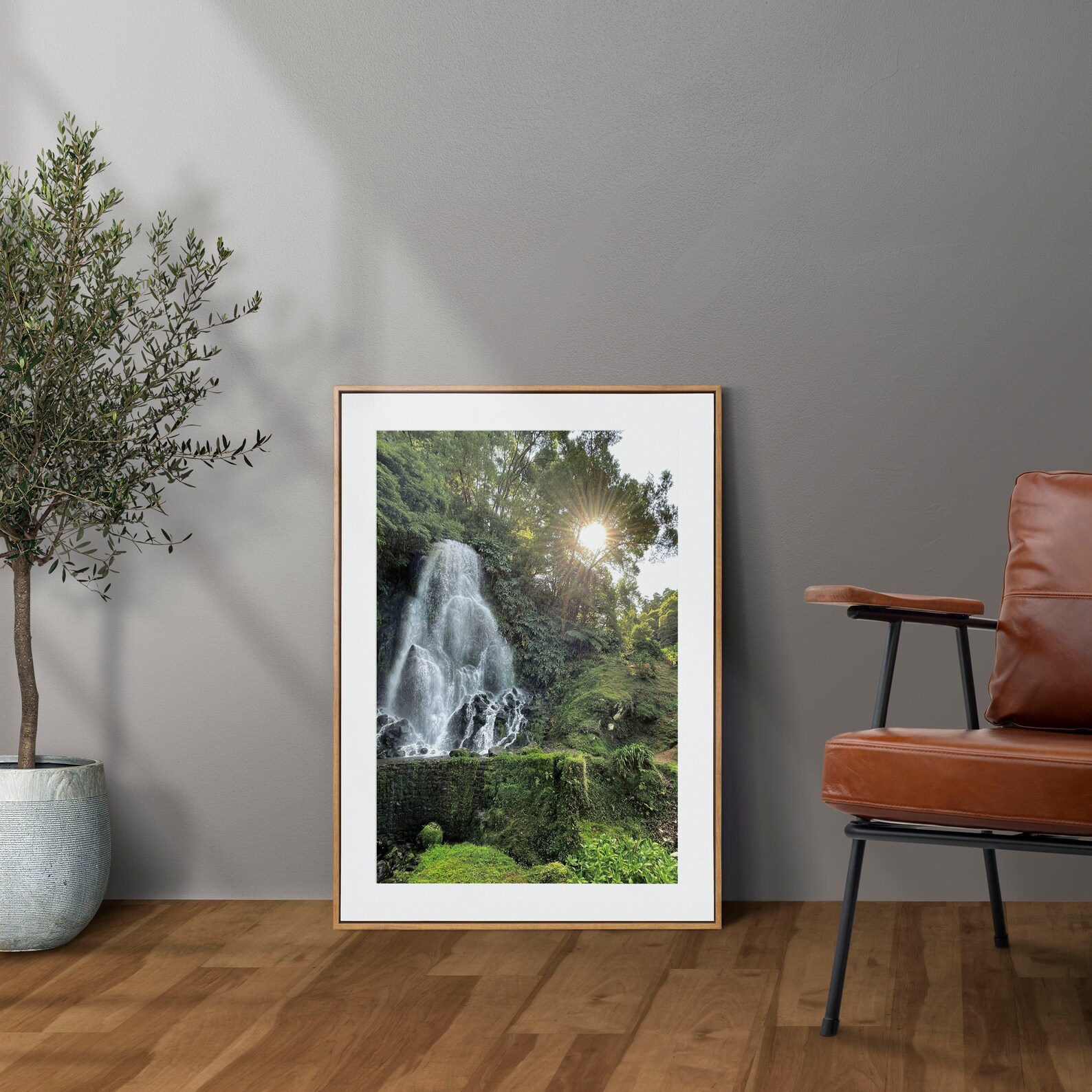 Waterfall Printable, DIGITAL DOWNLOAD, Nature Poster, Landscape ...