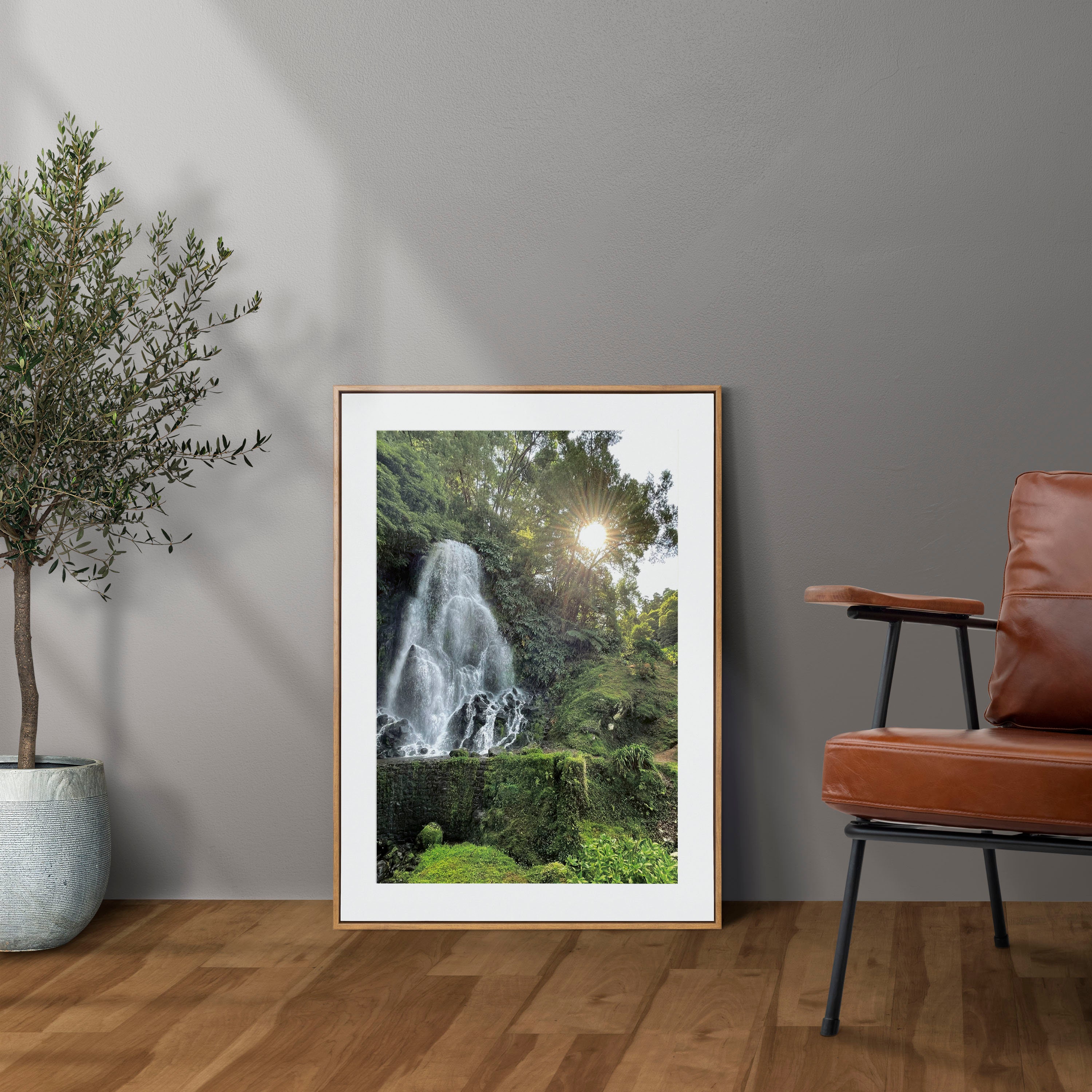 Waterfall Printable, DIGITAL DOWNLOAD, Nature Poster, Landscape ...