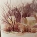 Beautiful Pennslyvania Fall Barn Scene Watercolor by Peggy Binns - Etsy