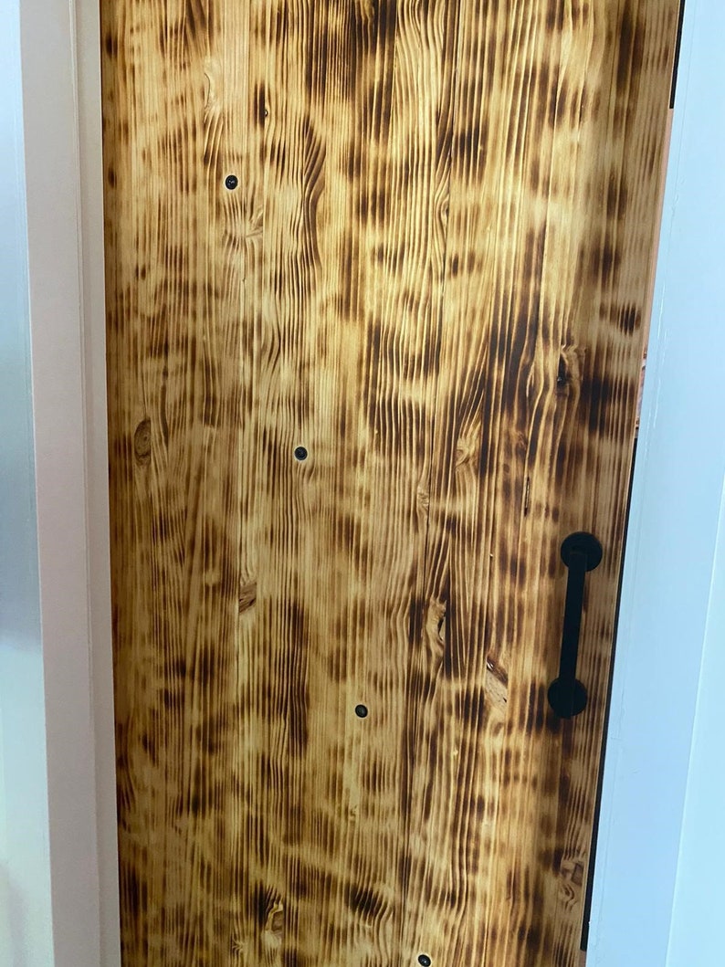 Rustic Door in Natural Wood - Etsy