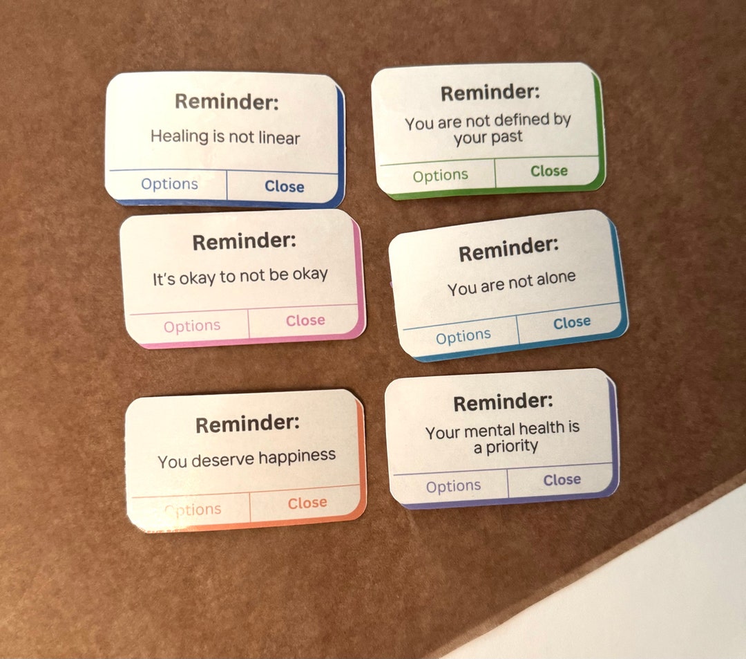 Reminder Sticker Set - Etsy