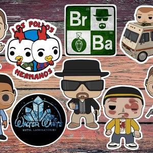 9 Breaking Bad Stickers | Heisenberg Walter White | Jesse Pinkman ...