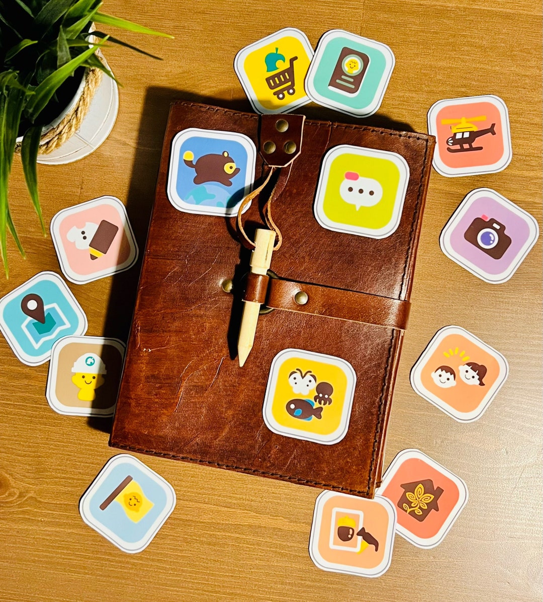 14 Animal Crossing New Horizons Nook Phone Apps Vinyl Stickers | ACNH ...