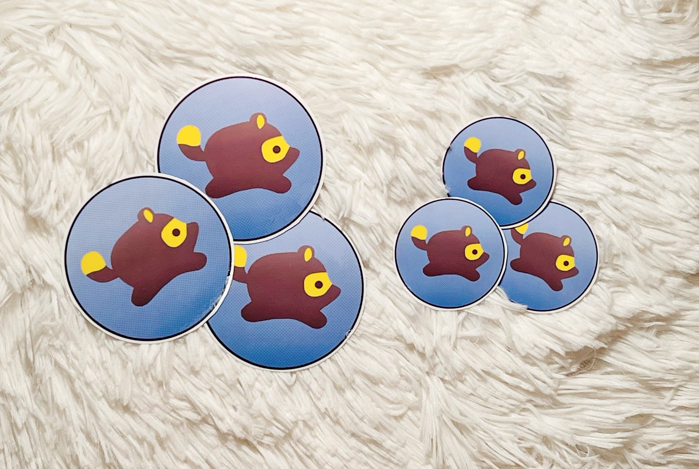 Nook Miles Logo Round Vinyl Sticker Pack of 2 Animal Crossing New ...