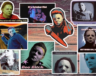 Halloween Michael Myers Stickers - Etsy