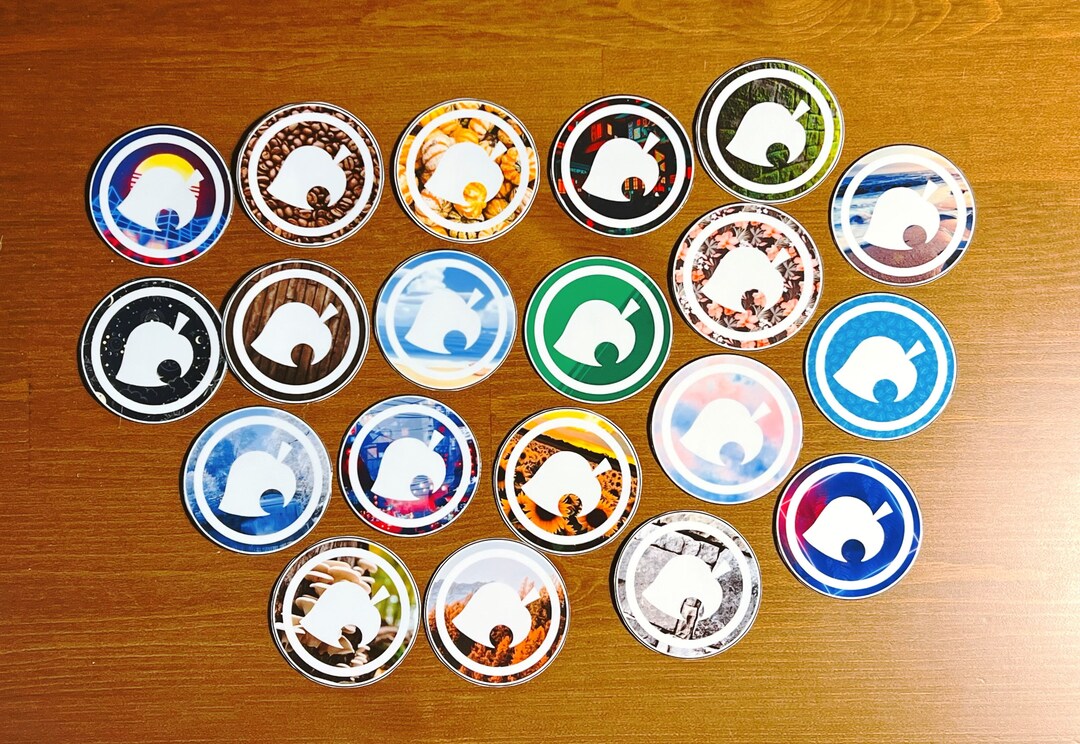 Animal Crossing Leaf Sticker Pack of Vinyl Stickers | ACNH - Etsy