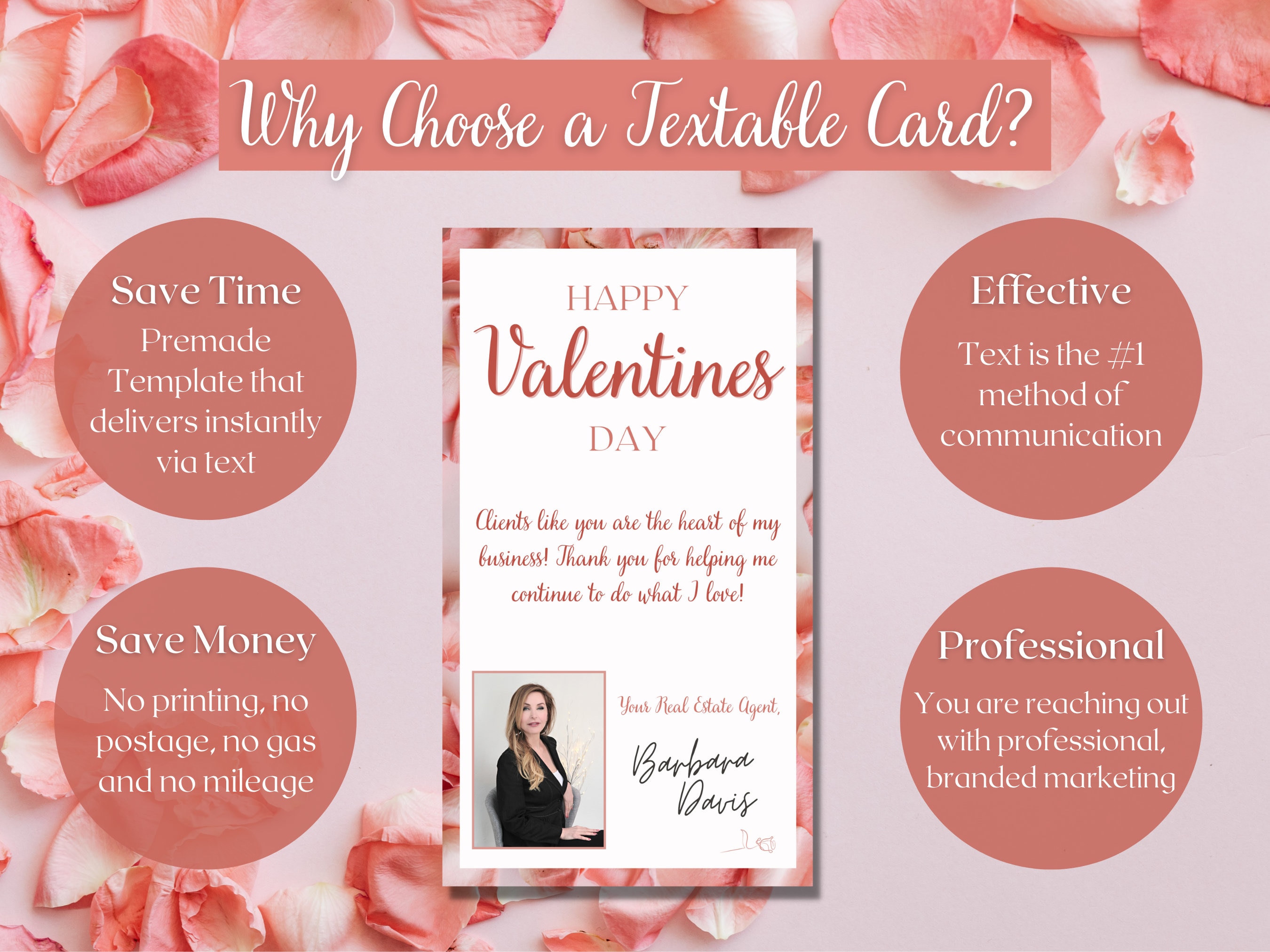 Real Estate Valentine Card Textable Real Estate Card Realtor Valentines ...