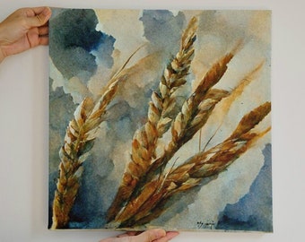 Wheat Stem Wall Art - Etsy