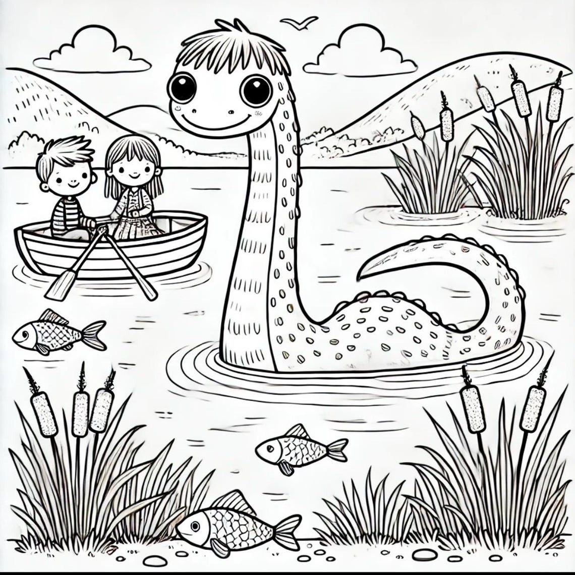 Folklore Friends 11 Page Printable Coloring Book | A4 Digital Download ...