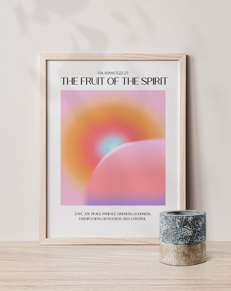 Fruit of the Spirit Poster | Digital Download Prints | Christian Wall ...