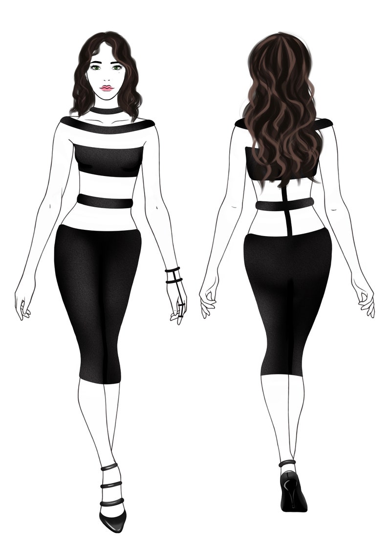 Design Ready Fashion Figure - Etsy