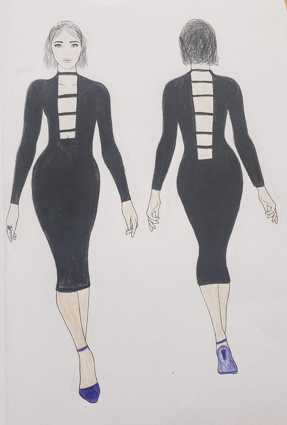 Design Ready Fashion Figure - Etsy