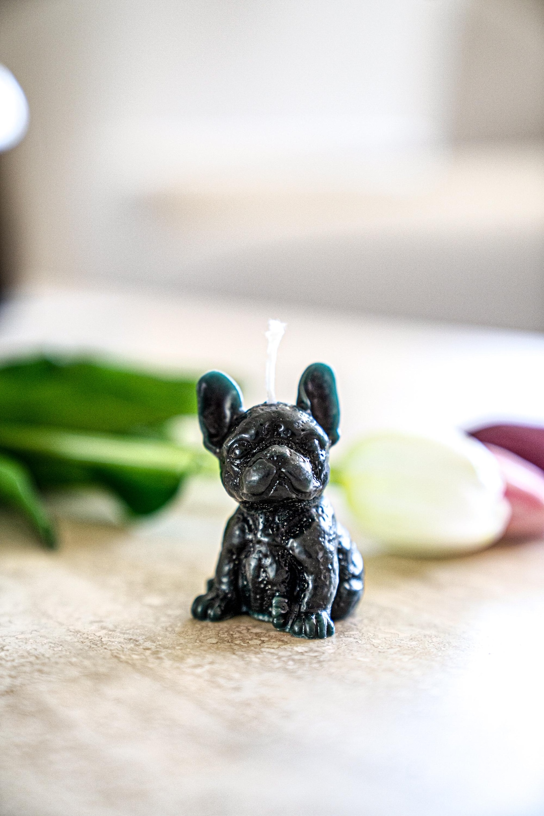 3D French Bulldog Candle, Soy Wax Handmade, Home Decor, Unscented, Pet ...