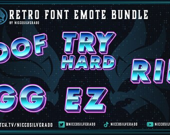 Font Emotes - Etsy