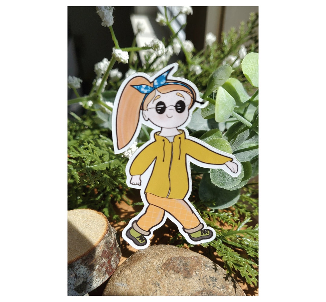 Girl Walking Sticker, Let's Take the Scenic Route, Adventure, Die Cut ...