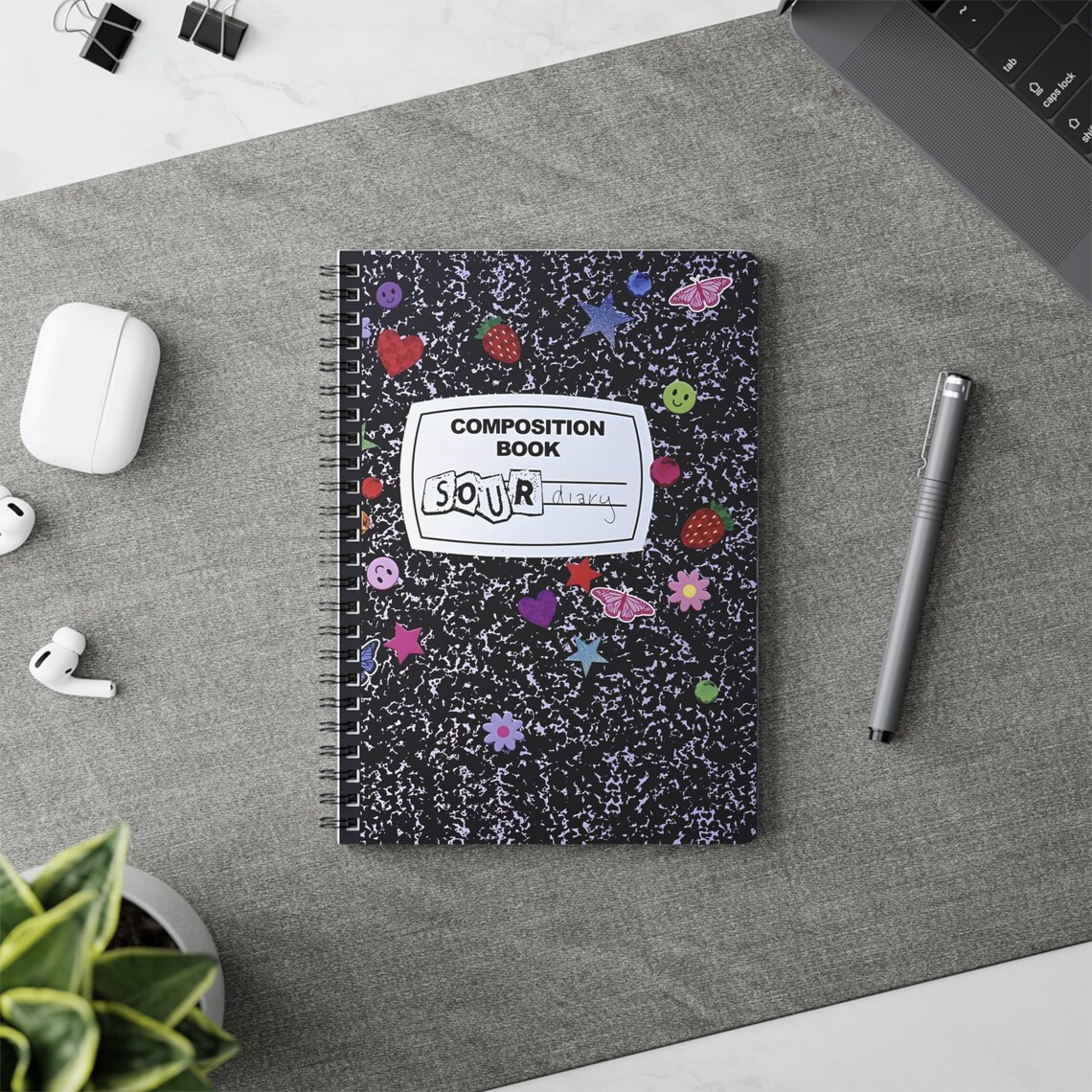 Olivia Rodrigo Notebook | Sour Vibes Pop Music Journal | Album Art ...