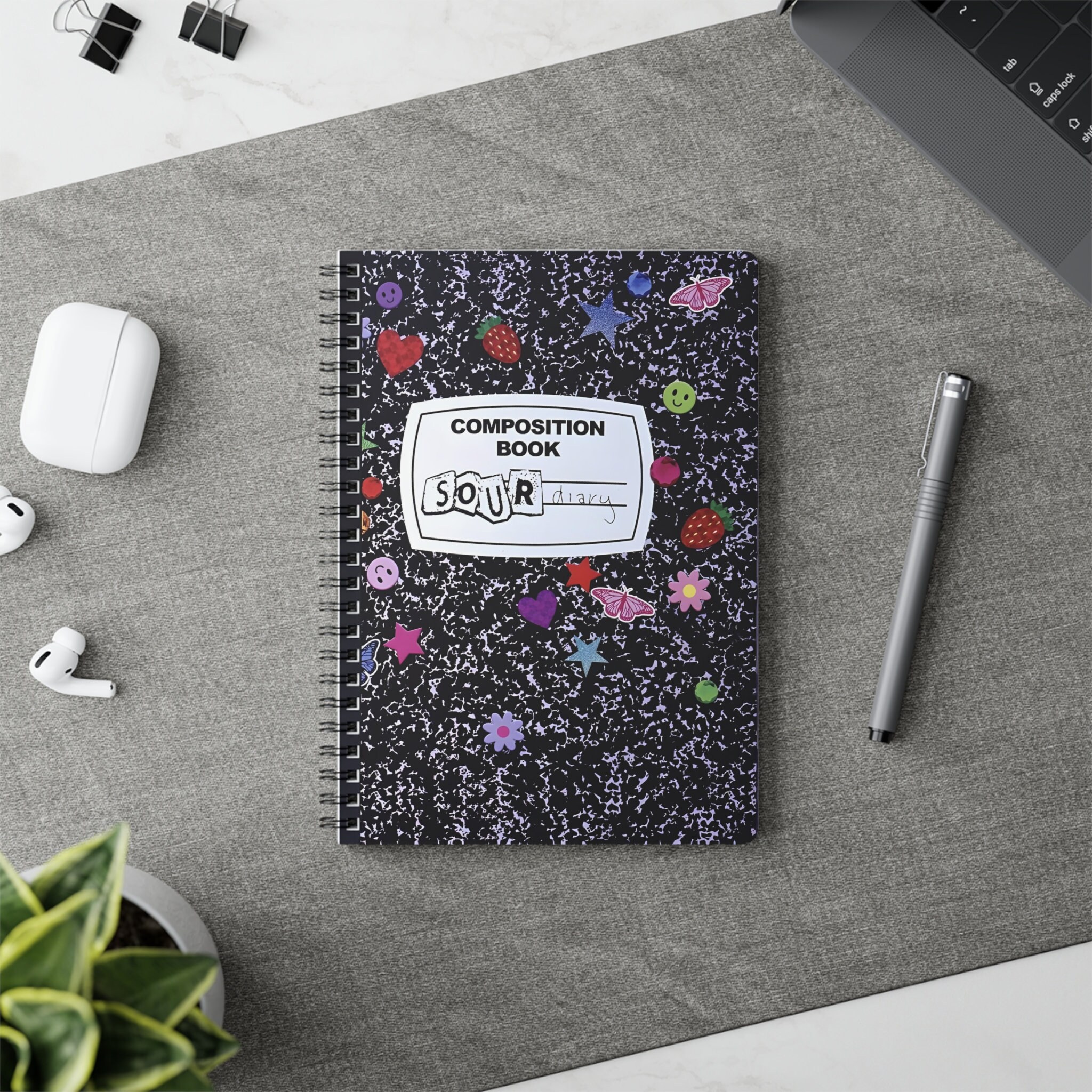 Olivia Rodrigo Notebook | Sour Vibes Pop Music Journal | Album Art ...