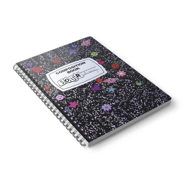 Olivia Rodrigo Notebook | Sour Vibes Pop Music Journal | Album Art ...