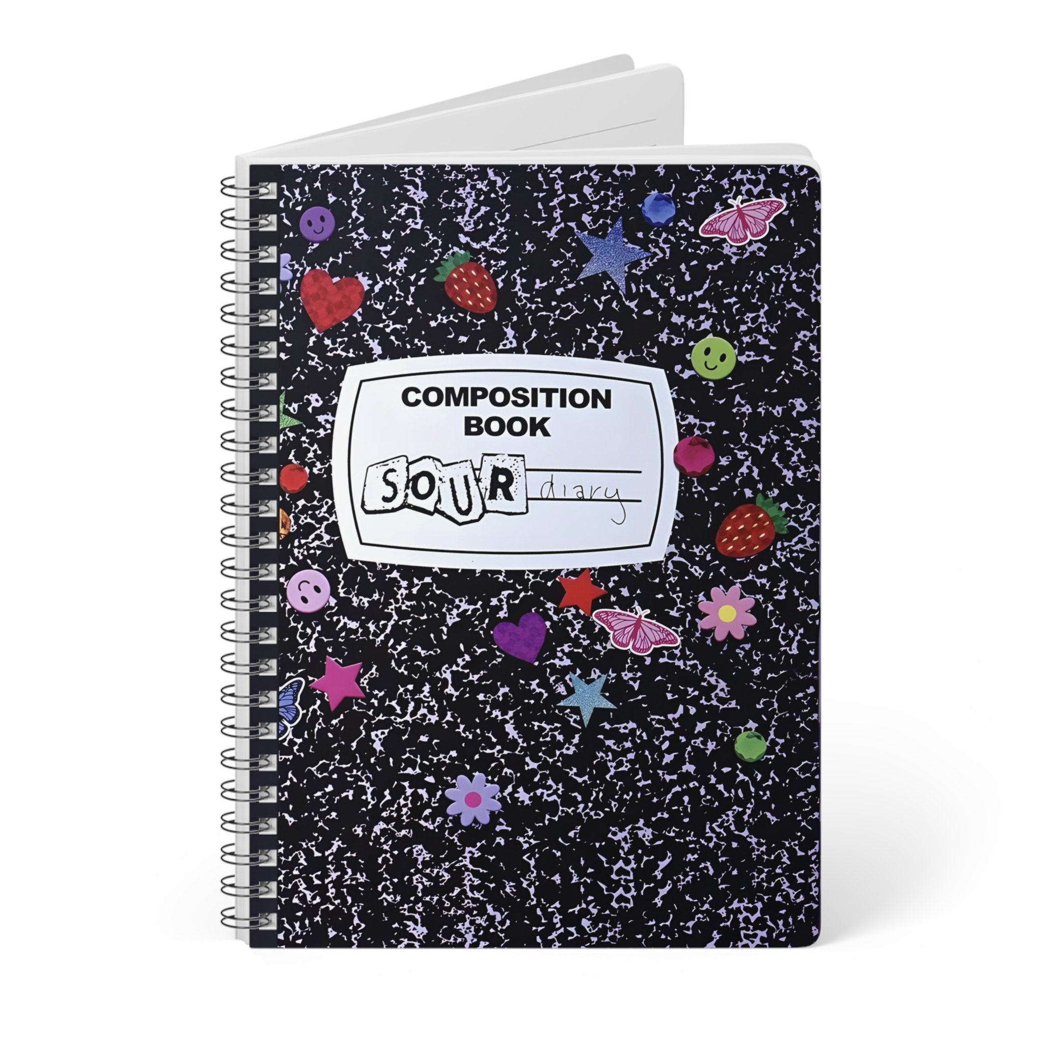 Olivia Rodrigo Notebook | Sour Vibes Pop Music Journal | Album Art ...