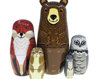 Animal Matryoshka - Etsy