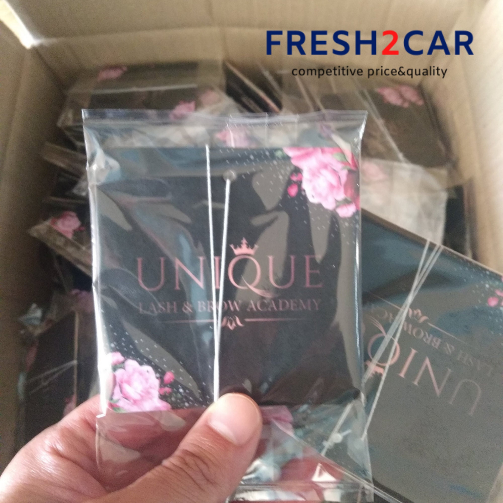 1000 Pcs. Custom Printed Giveaway Car Scents,mirror Car Scents ...