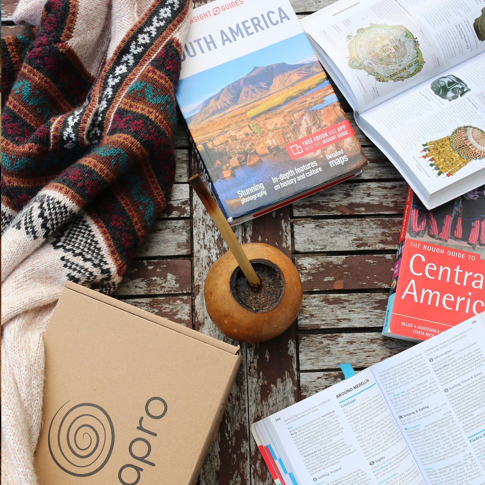 Teapro "yerba Mates" Gift Box With 4 Yerba Mate Teas + Authentic Gourd ...