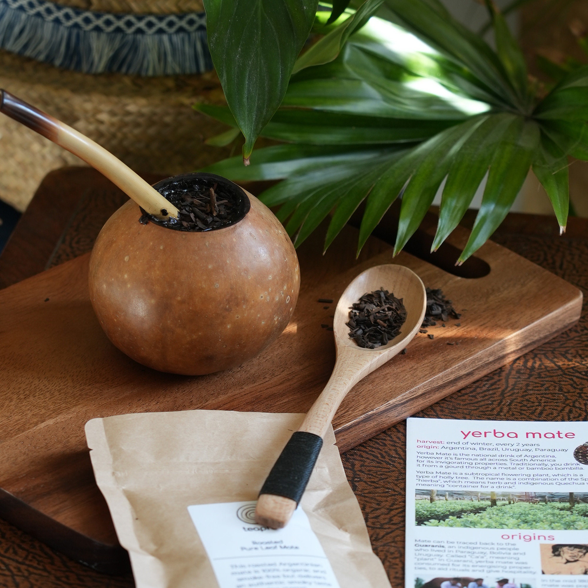 Teapro "yerba Mates" Gift Box With 4 Yerba Mate Teas + Authentic Gourd ...